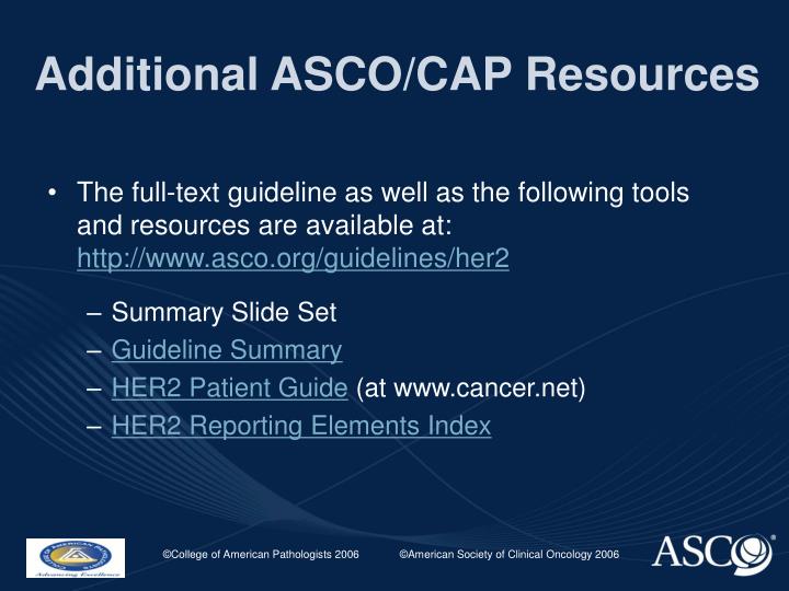 PPT - Guideline Recommendations for HER2 Testing in Breast Cancer ASCO ...