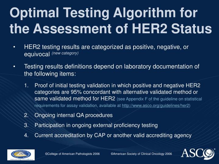 PPT - Guideline Recommendations for HER2 Testing in Breast Cancer ASCO ...