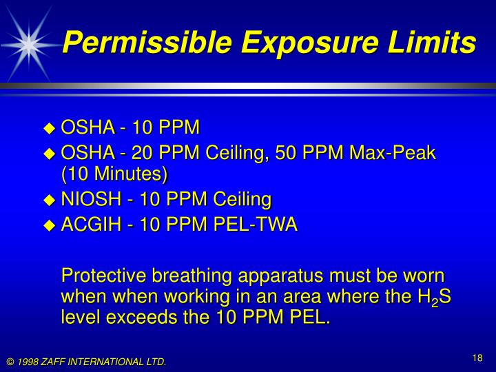 PPT - Hydrogen Sulfide (H 2 S) Awareness Training PowerPoint ...
