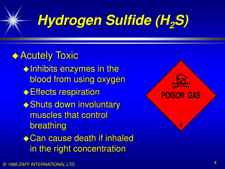 PPT - Hydrogen Sulfide (H 2 S) Awareness Training PowerPoint ...