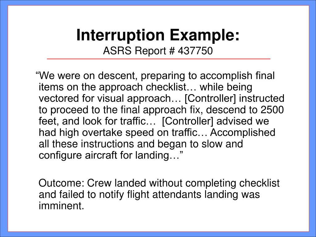 PPT - Key Dismukes Human Factors Research and Technology Division 16 ...