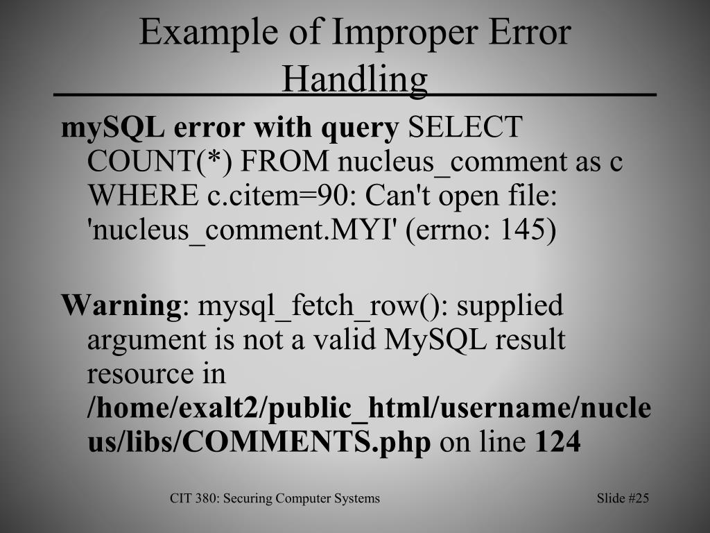 PPT - CIT 380: Securing Computer Systems PowerPoint Presentation, free download - ID:1782205