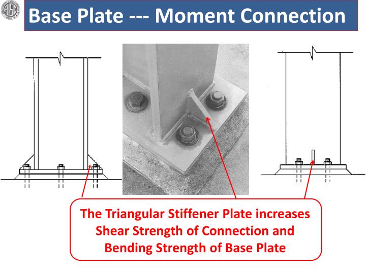 PPT - Base Plate --- Moment Connection PowerPoint Presentation - ID:1782295