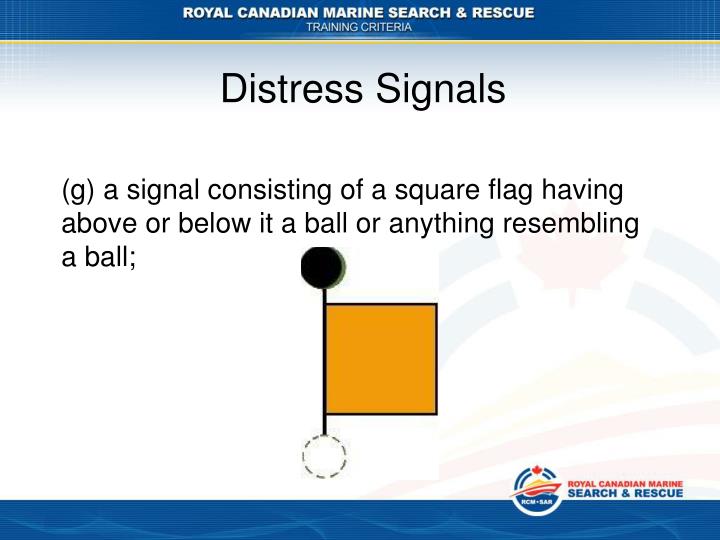 PPT - DISTRESS SIGNALS PowerPoint Presentation - ID:1782513