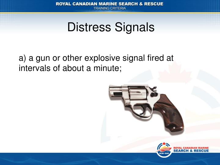 PPT - DISTRESS SIGNALS PowerPoint Presentation - ID:1782513
