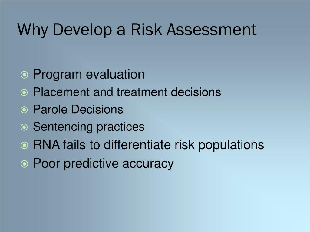 PPT - OYA Recidivism Risk Assessment (ORRA) OYA Recidivism Risk ...