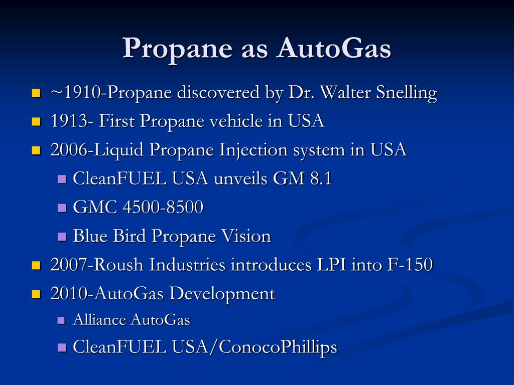 PPT - Propane Infrastructure Presentation EPAct Fleet Workshop – Utah ...