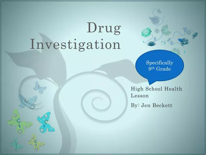 PPT - Drug Investigation PowerPoint Presentation, free download - ID ...