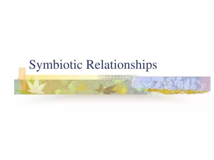 PPT - Symbiotic Relationships PowerPoint Presentation, free download ...