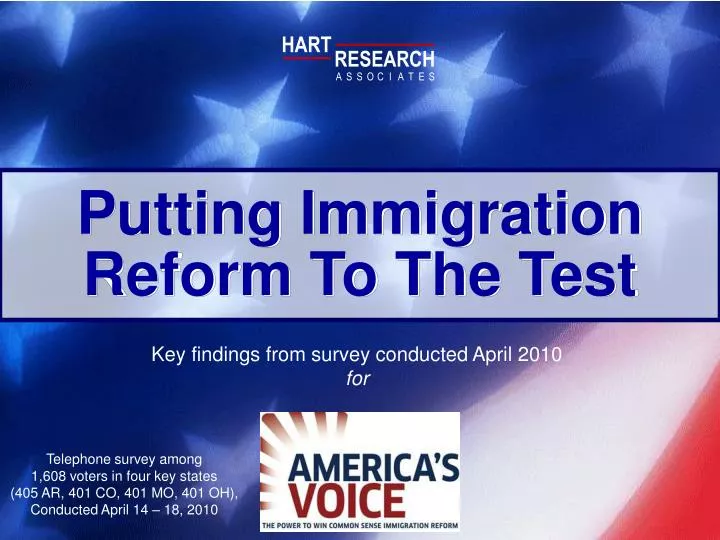 PPT - Putting Immigration Reform To The Test PowerPoint Presentation ...