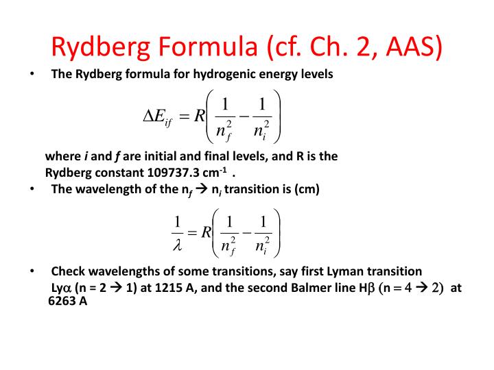 PPT - Absorption and Emission by Hydrogen Atom: The First Balmer Series ...