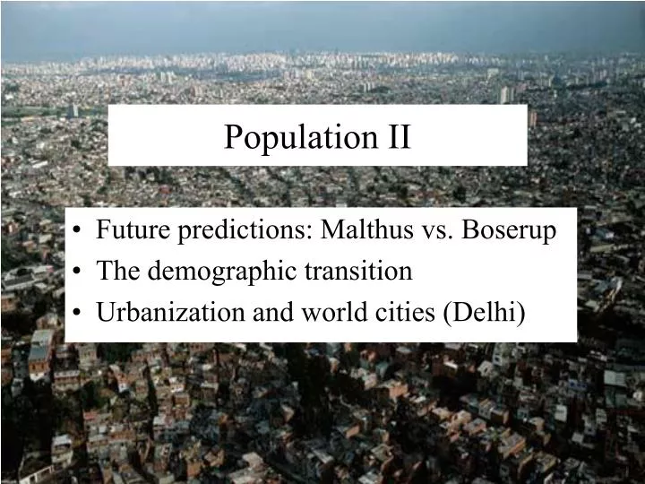 PPT - Population II PowerPoint Presentation, free download - ID:1783919