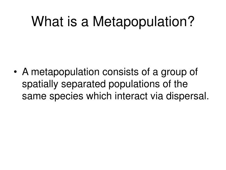 PPT - Understanding Colonial Wading Bird Metapopulation Dynamics in the ...