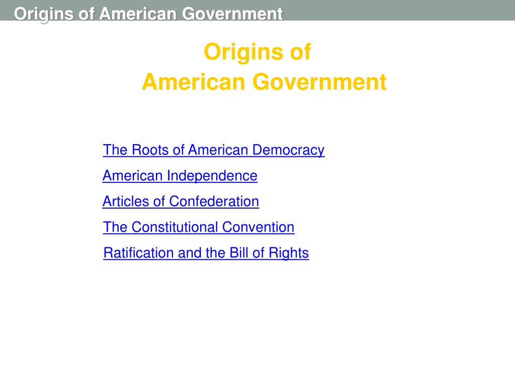PPT - Section 1: The Roots of American Democracy Section 2: American ...