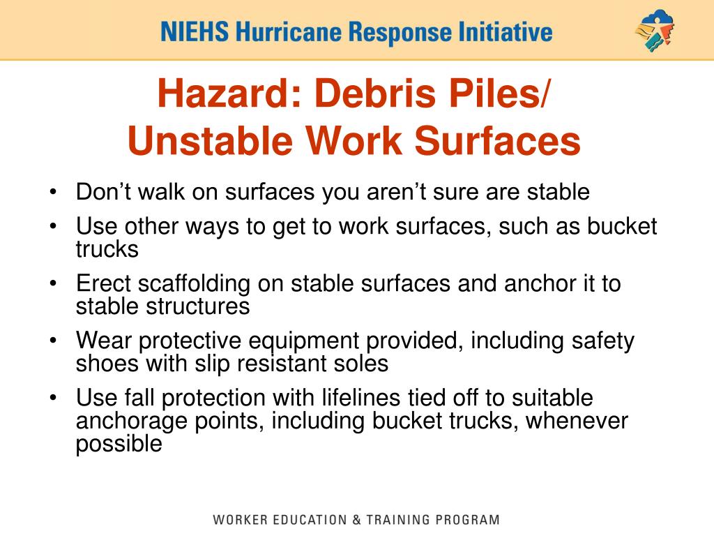PPT - Safety Awareness for Responders to Hurricanes: Protecting ...