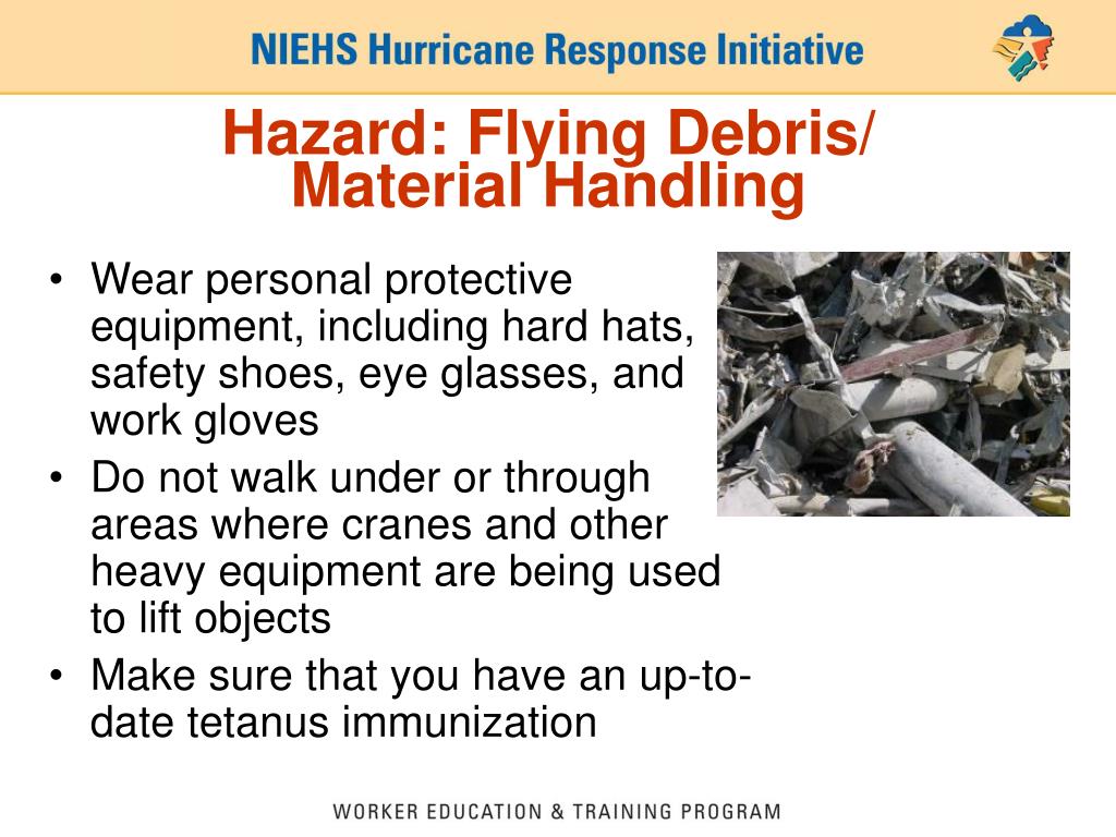 PPT - Safety Awareness for Responders to Hurricanes: Protecting ...