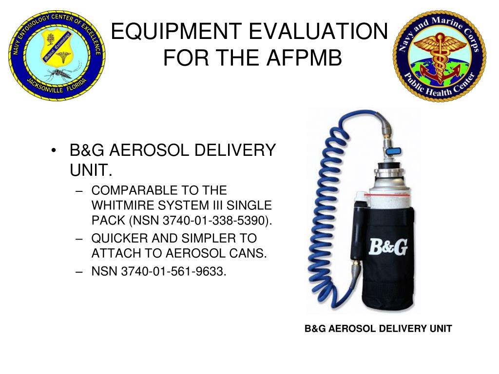 PPT - EQUIPMENT EVALUATIONS LEADING TO DOD’S NEXT GENERATION OF PEST ...