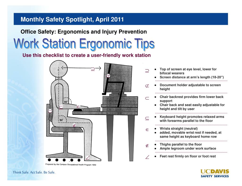 PPT - UC Davis Safety Services Monthly Safety Spotlight April 2011 ...
