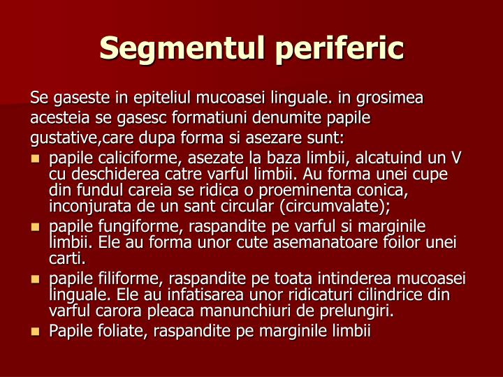 PPT - ANALIZATORUL GUSTATIV PowerPoint Presentation - ID:1786014