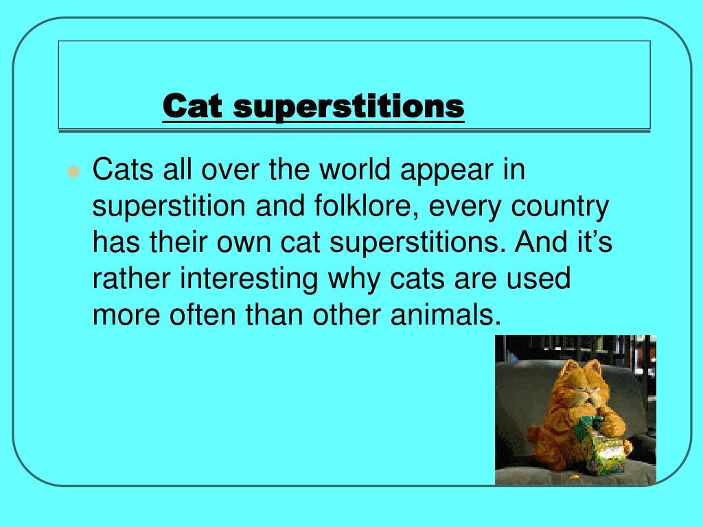 PPT - Cat superstitions in England and in Russia: what do I believe ...
