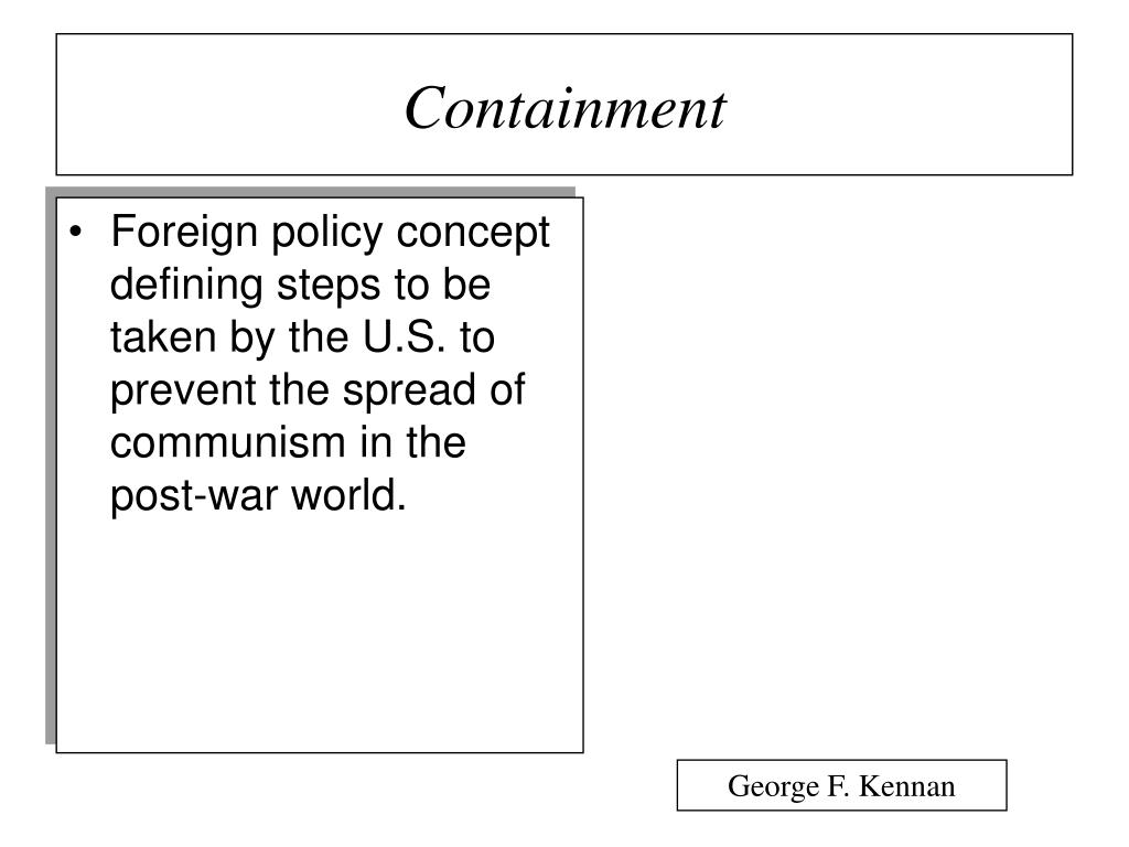 PPT - Cold War Foreign Policy (1945-1991) Lesson One PowerPoint ...