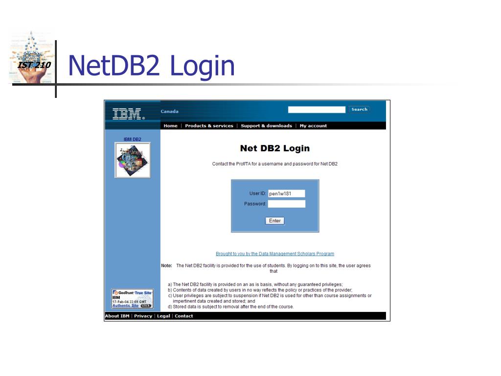 PPT - Exploring NetDB2: Comprehensive Guide to IBM DB2 and NetDB2 Web ...