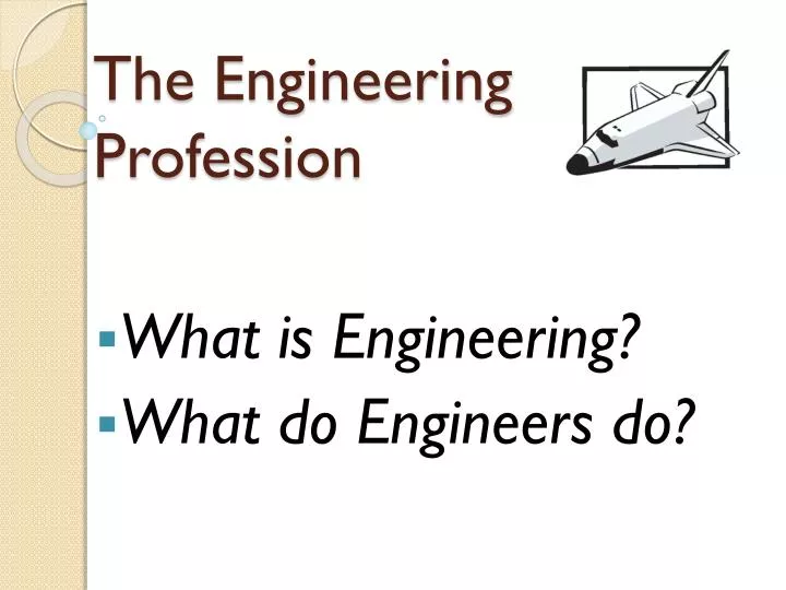 PPT - The Engineering Profession PowerPoint Presentation, free download ...