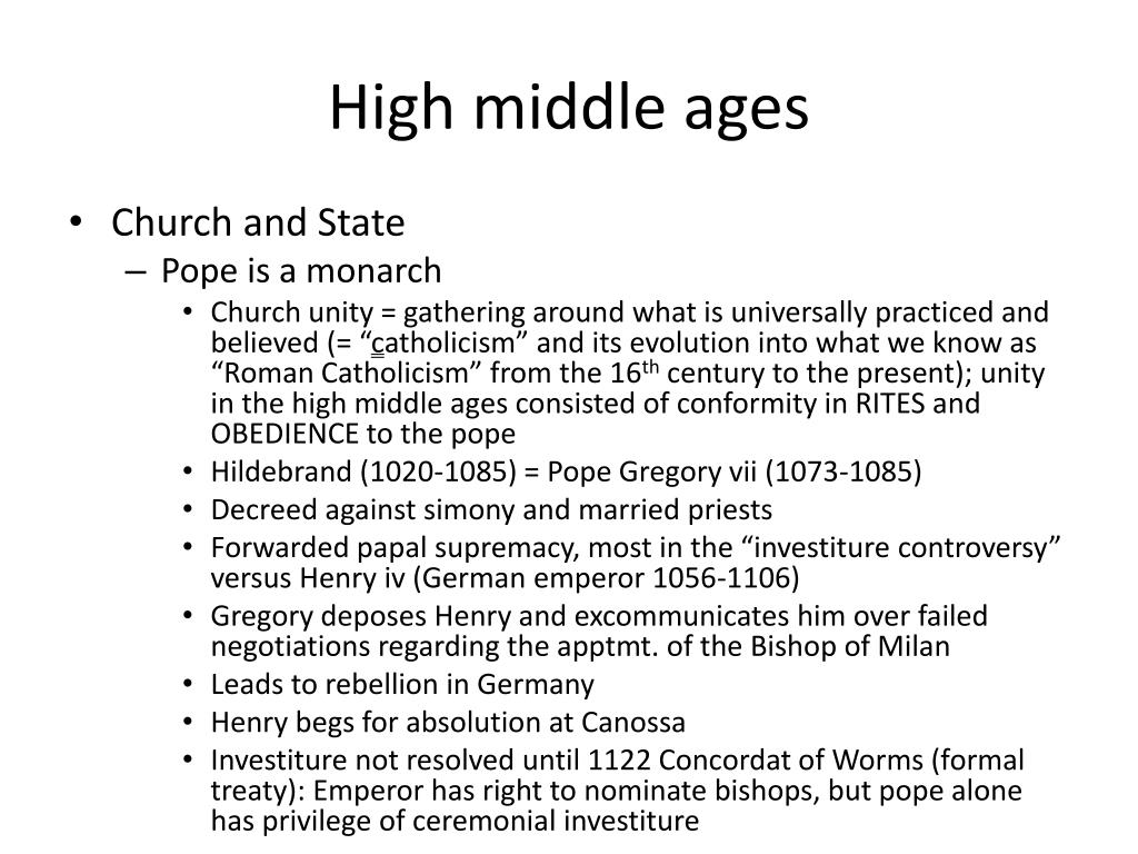 PPT - High middle ages and medieval civilization: the rise of western ...