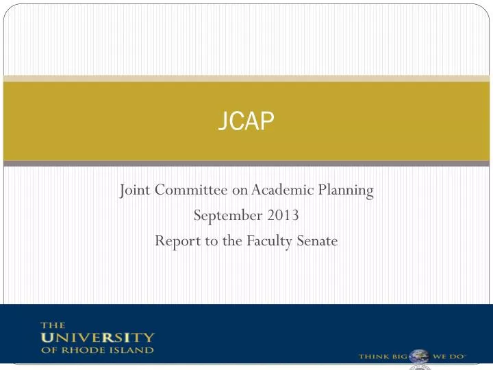 PPT - JCAP PowerPoint Presentation, free download - ID:1786403