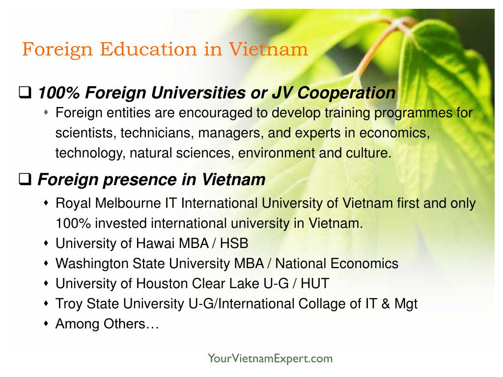 PPT - Higher Education in Vietnam Opportunities & Challenges By Anh Tho ...
