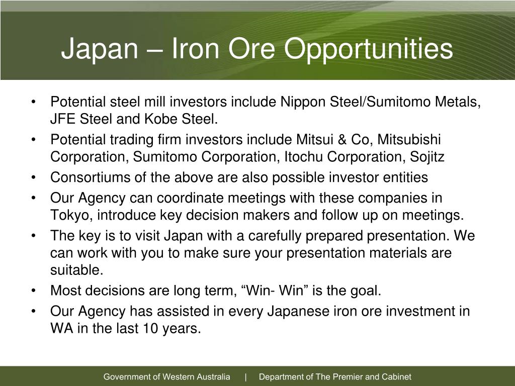 PPT - WA-Japan Relationship and Opportunities Craig Peacock ...