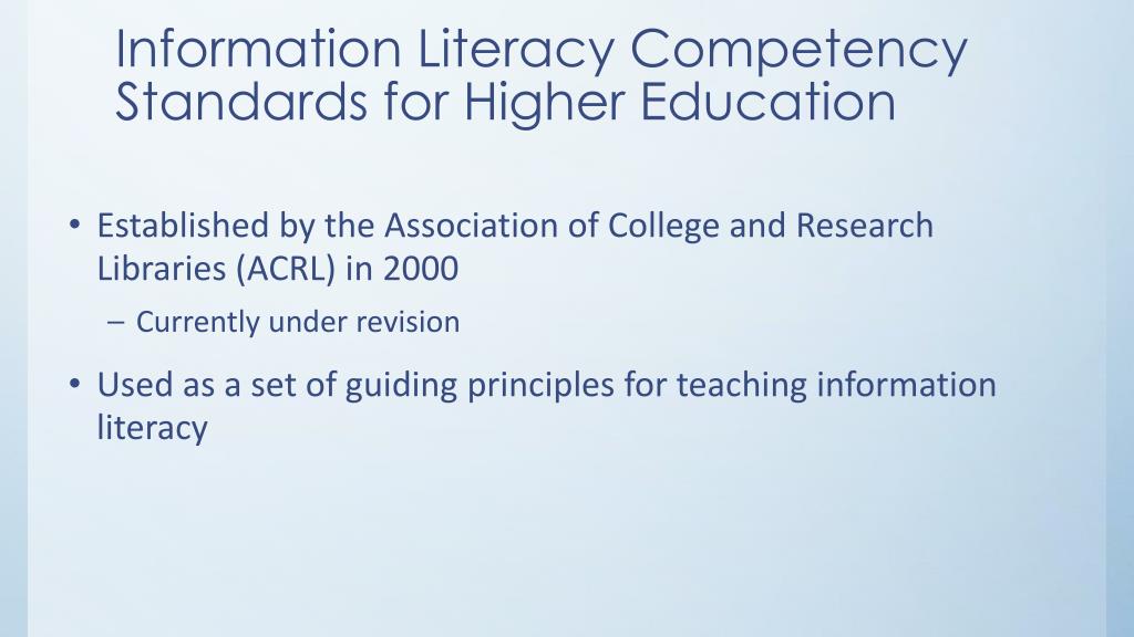 PPT - Enhancing Information Literacy in Agricultural Economics ...