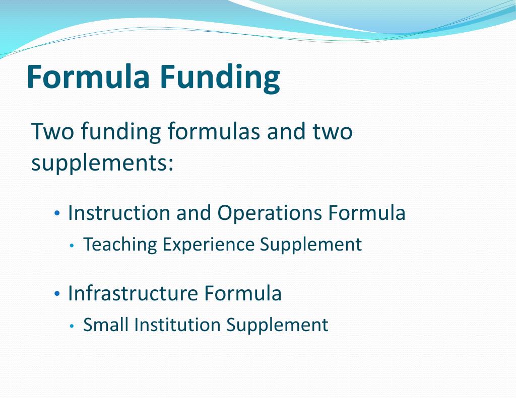 PPT - Texas Higher Education “Formula Funding 101” PowerPoint ...