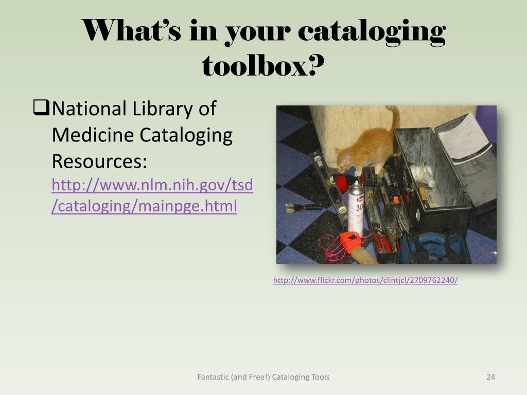 PPT - Fantastic (and Free!) Cataloging Tools PowerPoint Presentation ...