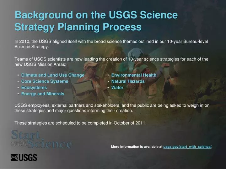 PPT - Background on the USGS Science Strategy Planning Process ...