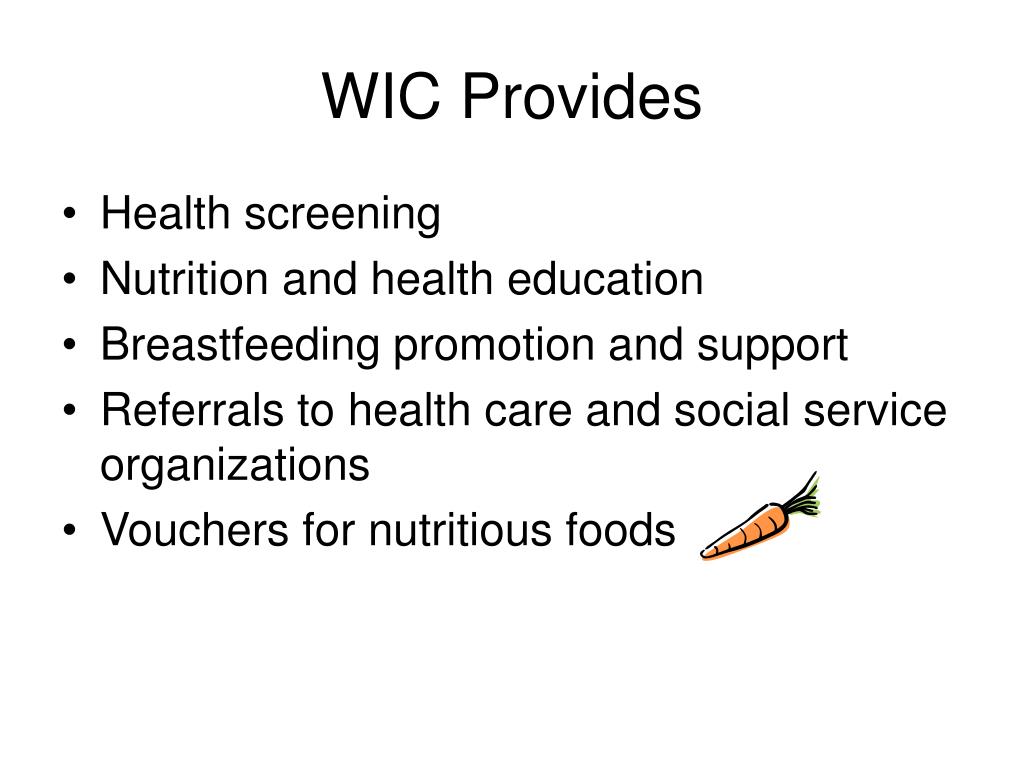 PPT - Access to Healthy Foods Among WIC Families PowerPoint ...