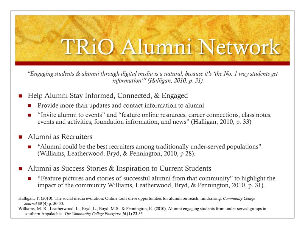 PPT - TRiO Mentor Families: A Social Media Strategic Plan PowerPoint ...