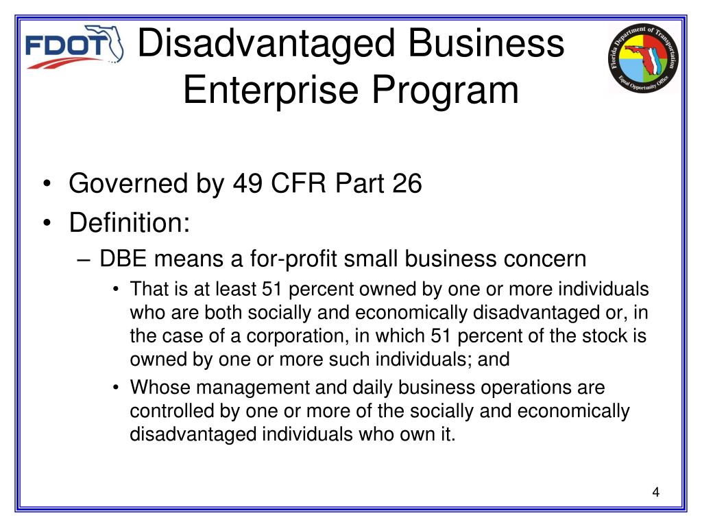 PPT - Florida Department of Transportation Equal Opportunity Office ...