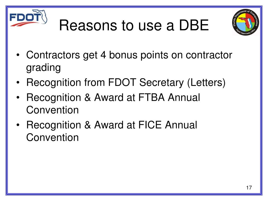 PPT - Florida Department of Transportation Equal Opportunity Office ...