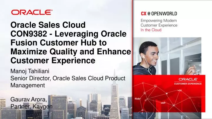 PPT - Oracle Sales Cloud CON9382 - Leveraging Oracle Fusion Customer ...