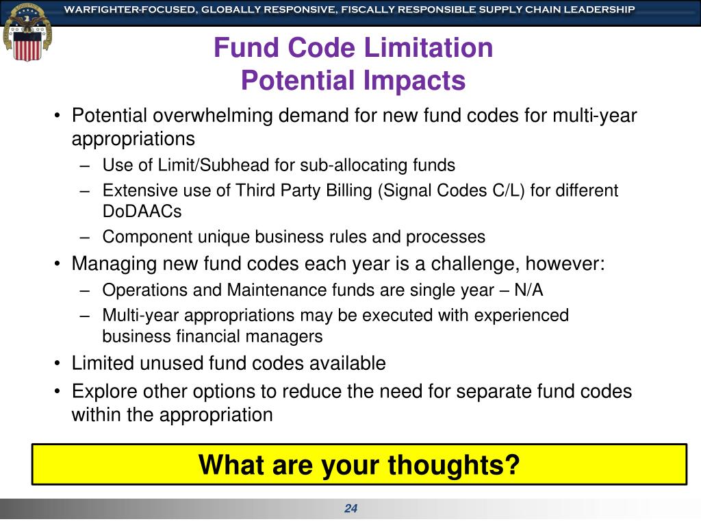 PPT - Web Fund Code Application Joint Finance & Supply Process Review ...