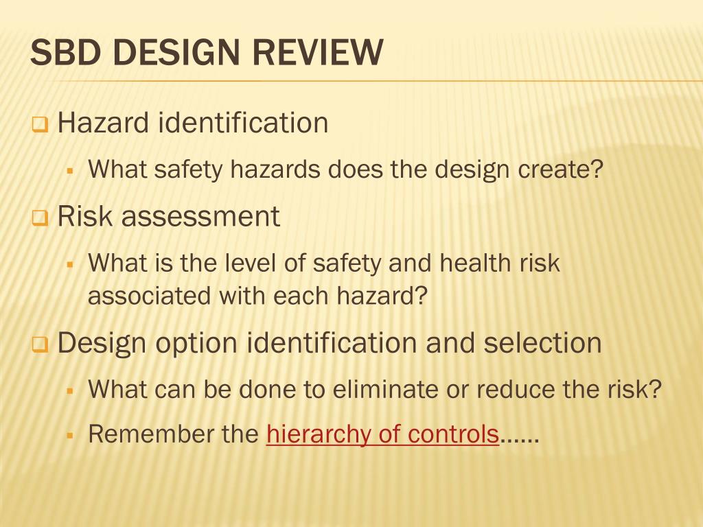 PPT - Safety by design: A Leadership O pportunity for YOU PowerPoint ...