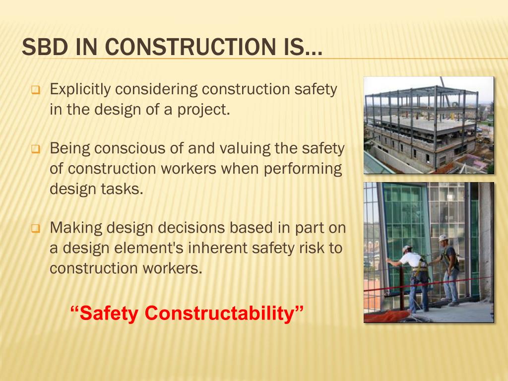 PPT - Safety by Design: Enhancing Occupational Safety in Engineering ...