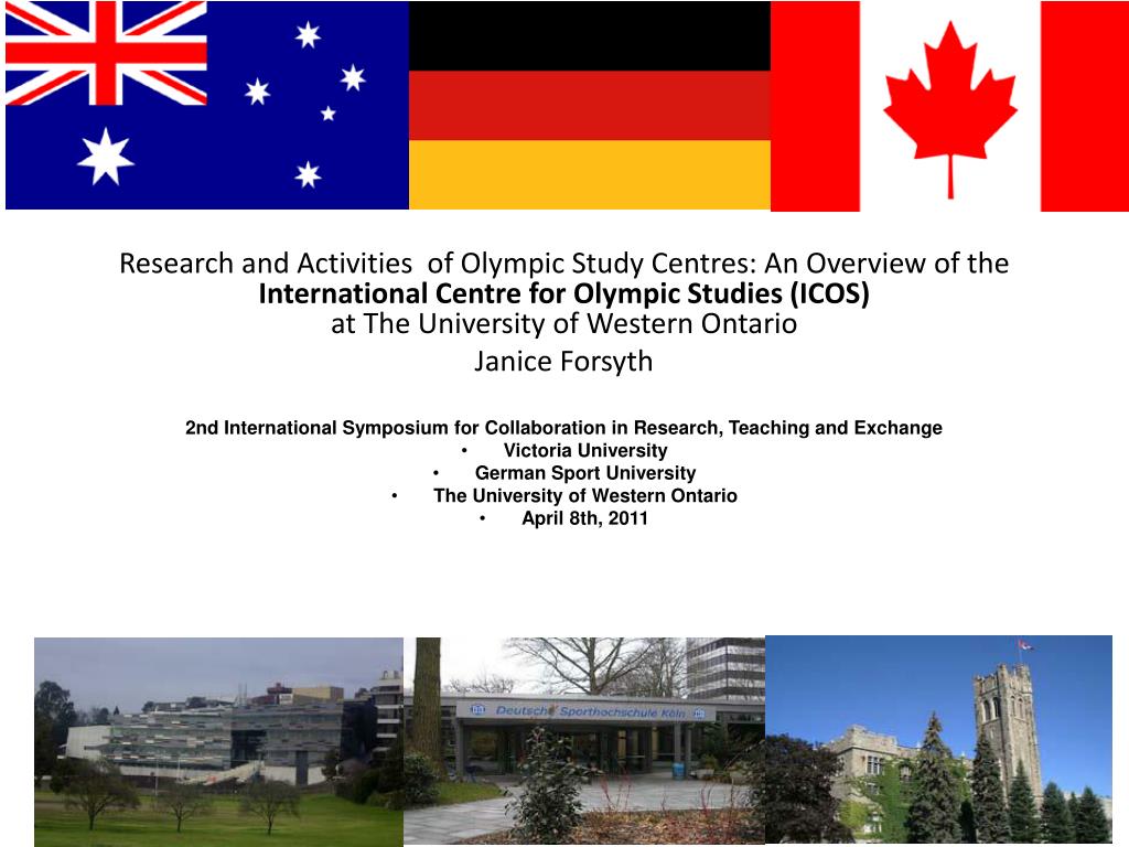 PPT - Research and Activities of Olympic Study Centres : An Overview of ...