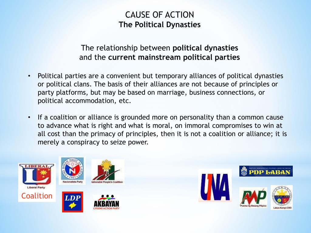 PPT - A PEOPLE’S INITIATIVE TO END POLITICAL DYNASTIES: CAUSE OF ACTION ...