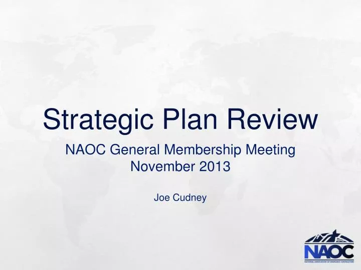 PPT - Strategic Plan Review PowerPoint Presentation, free download - ID ...