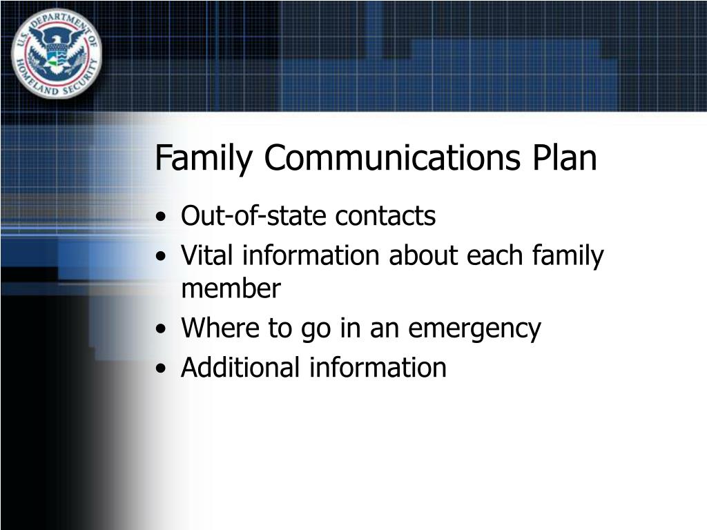 PPT - Family Disaster Plan PowerPoint Presentation, free download - ID ...