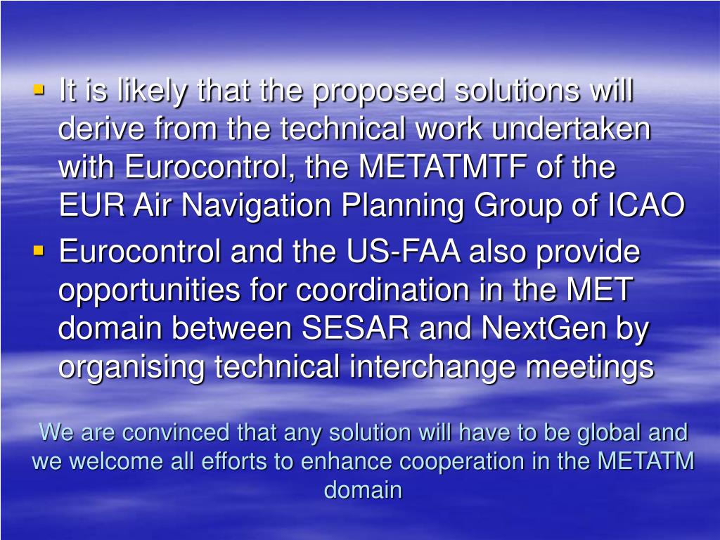 PPT - SESAR Single European Sky Air traffic management Research ...