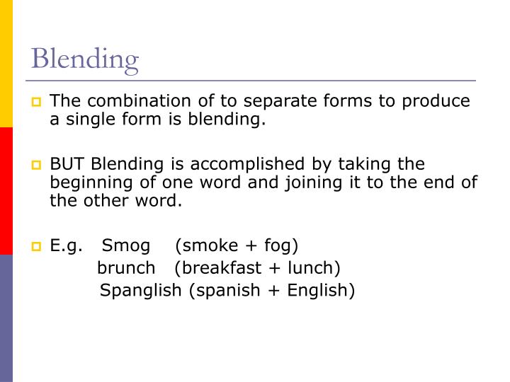 PPT - Words and Word-formation Processes PowerPoint Presentation - ID ...