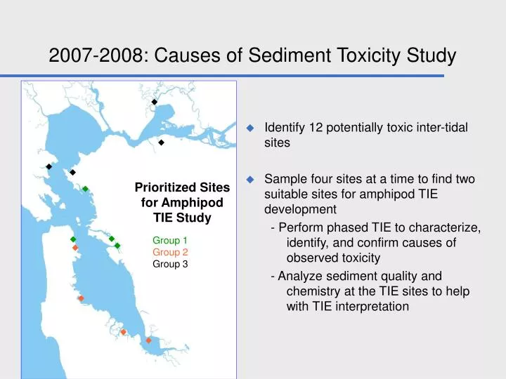 PPT - 2007-2008: Causes of Sediment Toxicity Study PowerPoint ...
